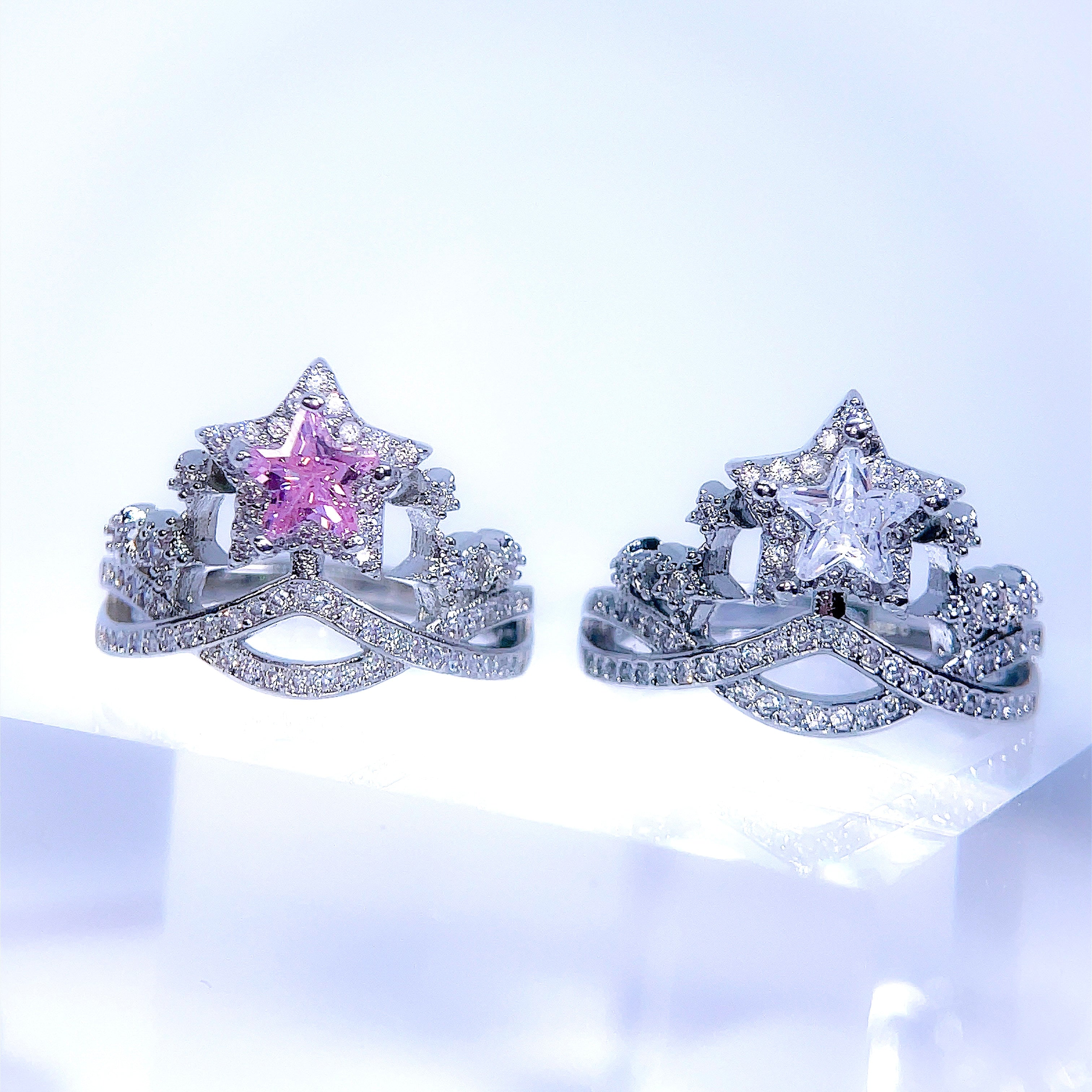 Stella - Starry Tiara Ring – Holicca